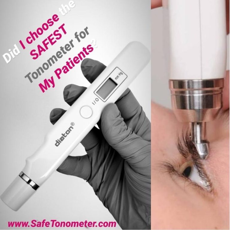 PPE for IOP in Eye Care - Diaton Transpalpebral Tonometer a Part of ...